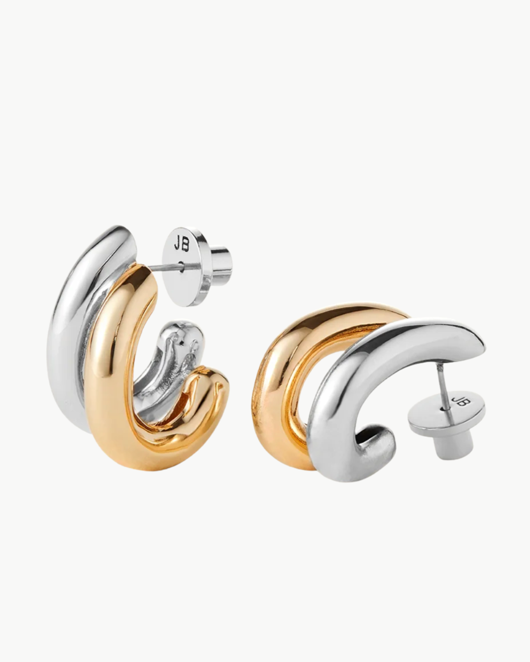 FLORENCE EARRINGS IN TWO-TONE | Romi Boutique